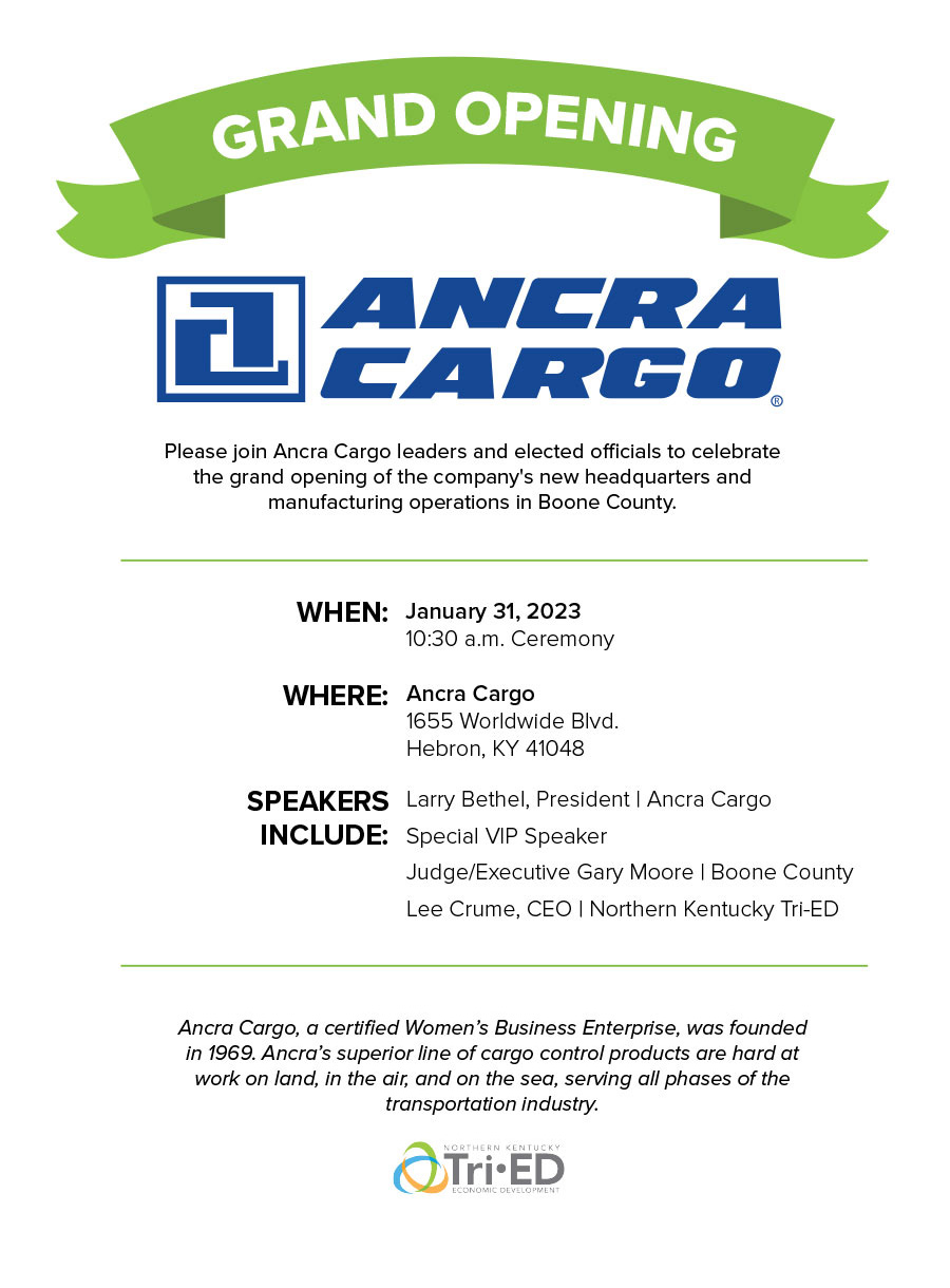 Ancra Ribbon Cutting – BE NKY