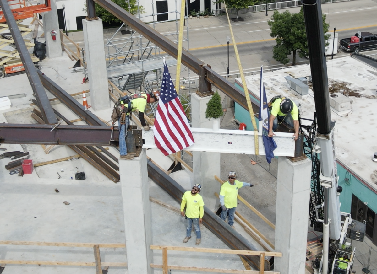 OneNKY Center celebrates Topping Out Ceremony